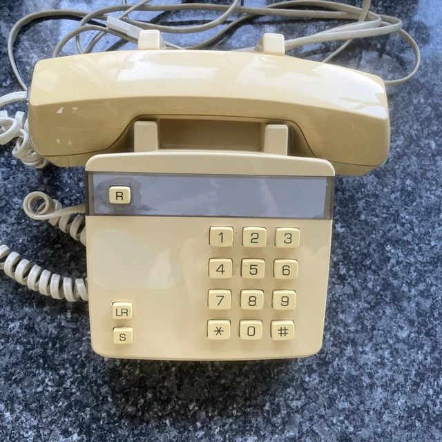 RETRO 1980S CREAM Autophon push button telephone £15.50 - PicClick UK