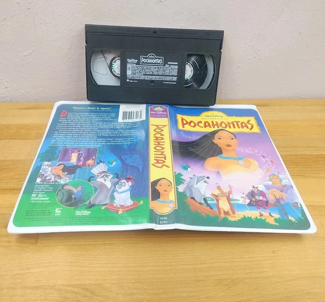 1996 POCAHONTAS VHS Disney Movie Masterpiece Collection clam shell ...