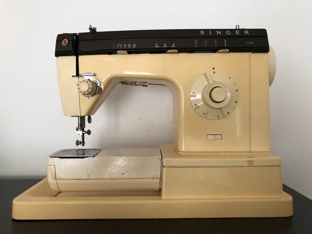 MACHINE À COUDRE SINGER 7184 vintage fonctionne PORT OFFERT EUR 129,95 ...