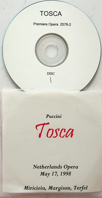 PUCCINI TOSCA LIVE 17.5.1998 Chailly 2-CD NELLY MIRICIOIU/RICHARD ...