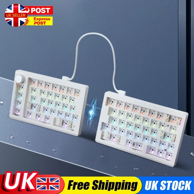 ERGONOMICS GAME KEYBOARD Backlight Separate Gaming Keyboard Kit for ...