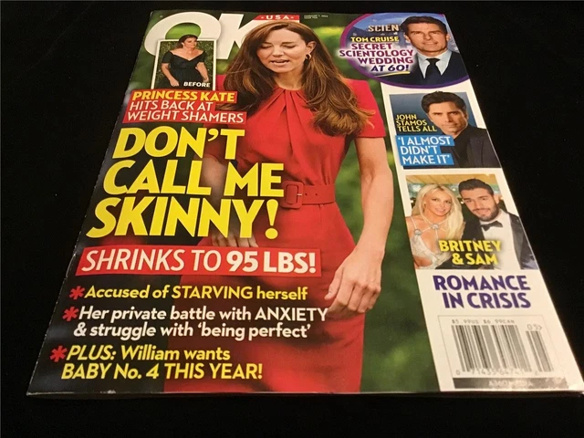 OK MAGAZINE FEBRUARY 7, 2022 Princess Kate, Tom Cruise, John Stamos £7. ...