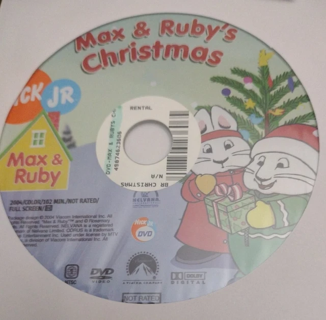 MAX AND RUBY: Max & Ruby's Christmas (DVD disc only, 2004) $3.33 - PicClick