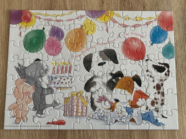 KIPPER THE DOG by Mick Inkpen, Kipper's Birthday - 70 Piece Jigsaw ...