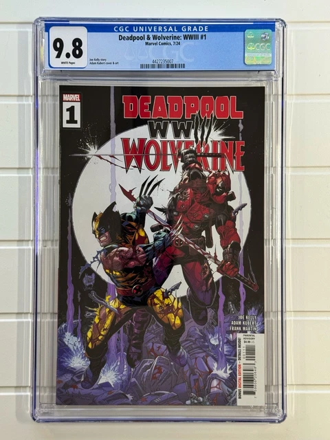 Deadpool & Wolverine Wwiii #1 2024 Marvel Comics 1er Tirage Cgc 9,8 Eur