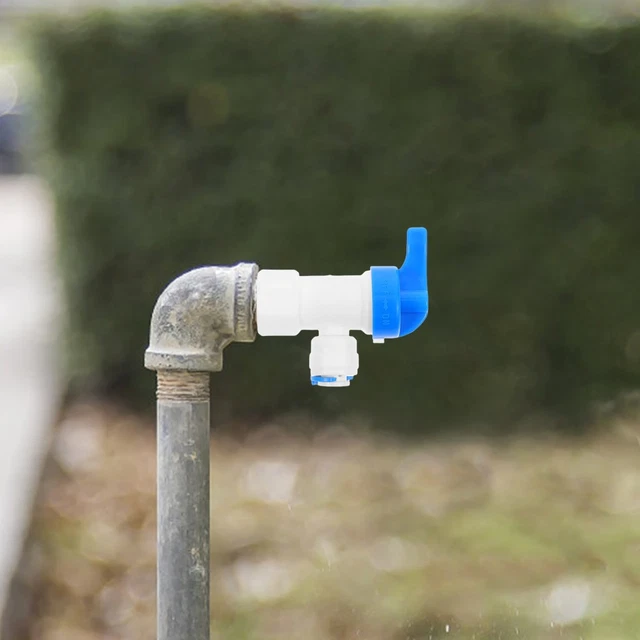 2 PCS AQUARIUM Air Valve Flow Control Float Conditioner Ball Adapter ...