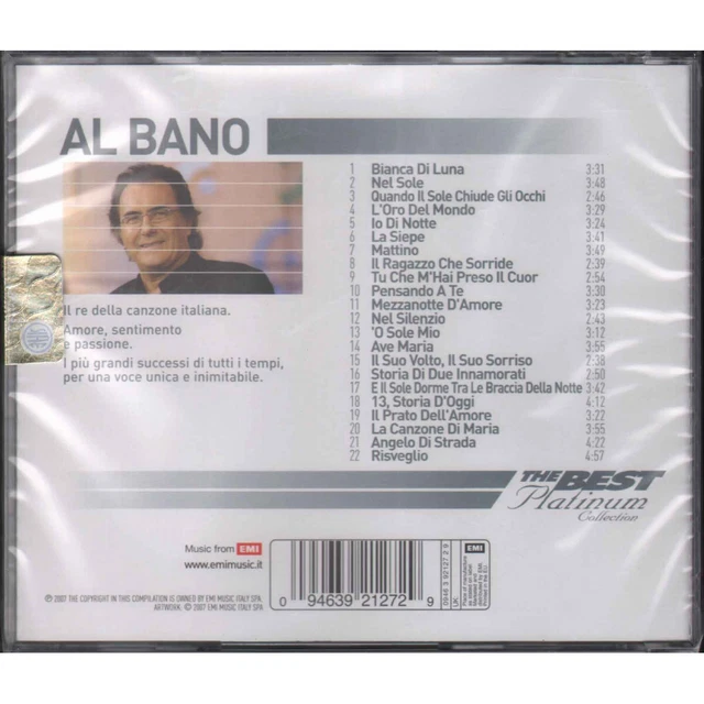 AL BANO (ALBANO) CD The Best Platinum Collection / EMI 0094639212729 ...