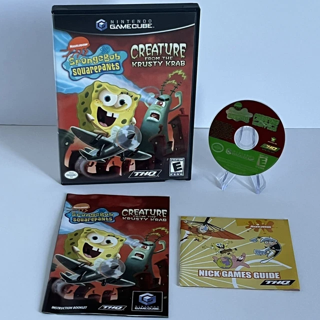 SPONGEBOB SQUAREPANTS CREATURE From The Krusty Krab Nintendo GameCube ...