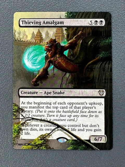 TENTENTE ART MODIFIÉE peinte à la main amalgame voleur MTG Outlaw of ...