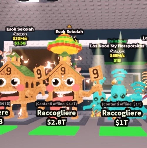 ESOK SEKOLAH 💎 | 150M/S| Steal a brainrot EUR 49,99 - PicClick IT