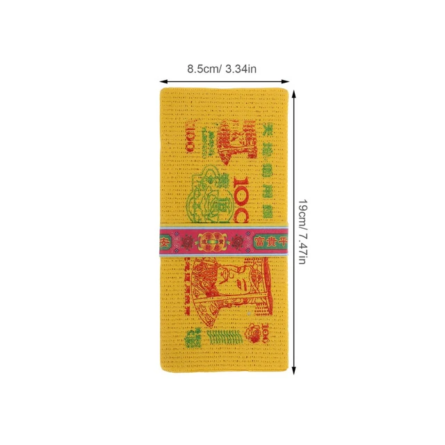 12 BUNDLES BANKNOTE Blessing Money Burning Paper Ancestral Worship $27. ...