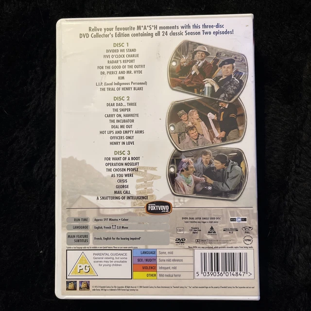 M.A.S.H. - SERIES 2 (Box Set) (DVD, 2003) £1.17 - PicClick UK