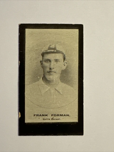 SMITHS CUP TIE Cigarette Card 1901 Nottingham Forest Frank Forman £49. ...