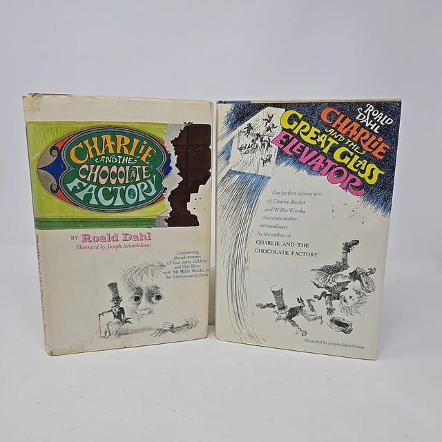 ROALD DAHL CHARLIE and the Chocolate Factory 1964 + Great Glass ...
