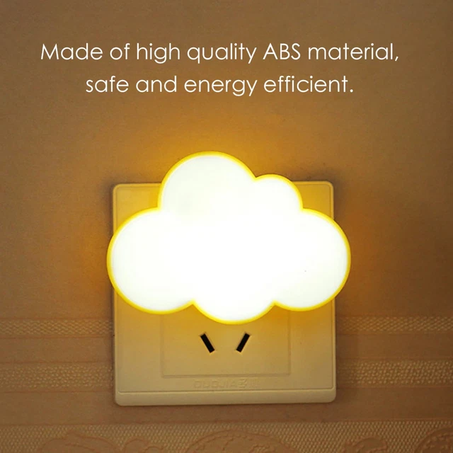 LIGHT SENSOR CONTROL LED Night Light Socket Night Lamp Children £6.38 ...