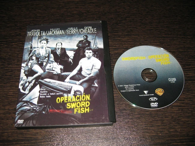 OPÉRATION SWORD FISH DVD John Travolta Hugh Jackman Halle Berry Don ...