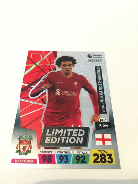 TRENT ALEXANDER-ARNOLD Limited Edition Card Adrenalyn Xl Premier League ...