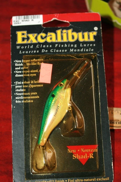 VINTAGE NEW OLD Stock Excalibur Shad R Fishing Lure Floater $7.99 ...