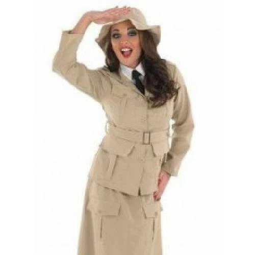 QUALITY ADULT LADIES Safari Explorer Women Costume Jungle Animal Fancy ...