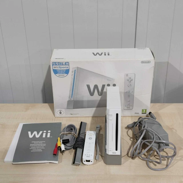 NINTENDO WII CONSOLE pack white original packaging very good condition ...
