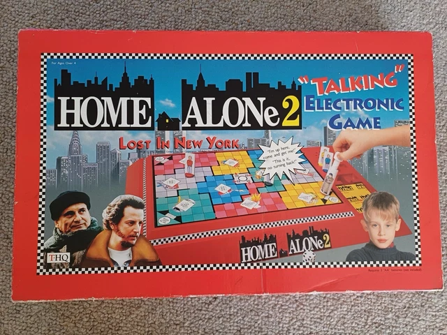 HOME ALONE 2 Lost In New York Electronic Talking Board Game 1992 WORKS ...
