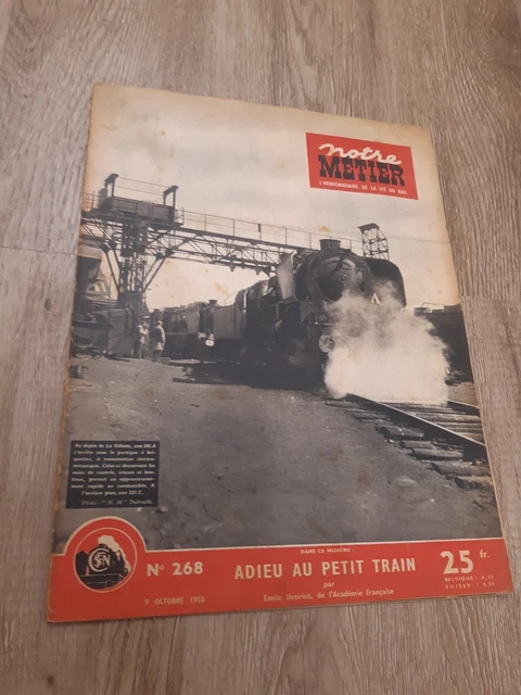 SNCF REVUE NOTRE Métier La Vie Du Rail Numéro 268 : Dépôt PARIS LA VILLETTE EUR 3,00 - PicClick FR