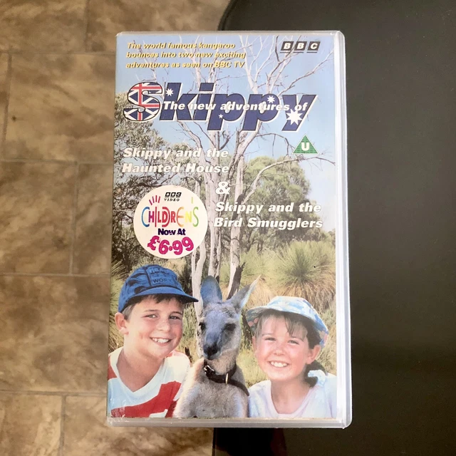 RARE - BBC ‘The NEW Adventures Of SKIPPY’ Video VHS Tape 1995 PAL ...
