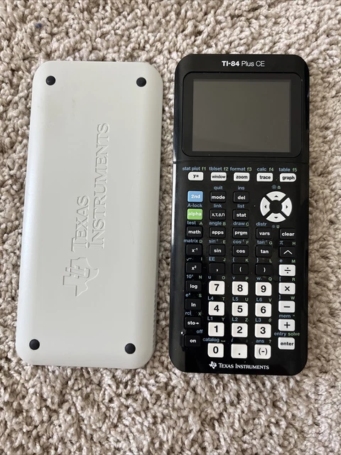 TEXAS INSTRUMENTS TI-84 Plus CE Graphing Calculator - Black $50.00 ...