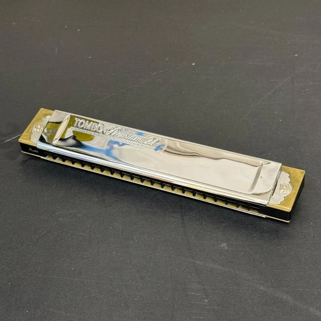 TOMBO DOUBLE NOTE Harmonica Premium 21 Am Tone Japan db EUR 50,86 ...