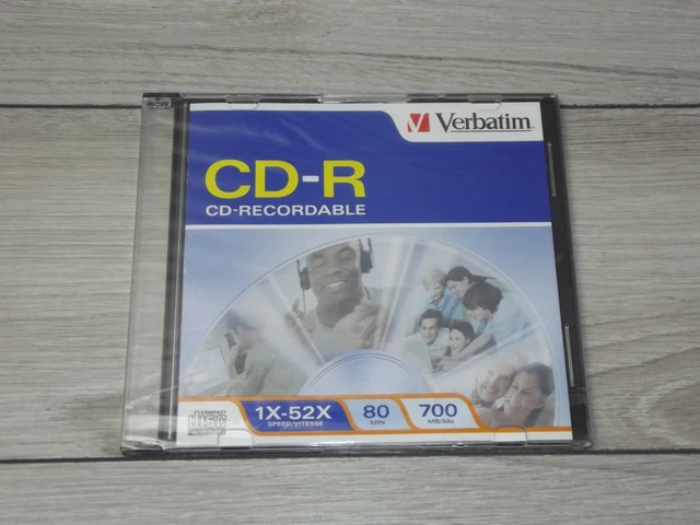 2003 VERBATIM CD-R CD-Recordable India CD-R 1X-52X 700MB/MB (80MIN) A9 ...
