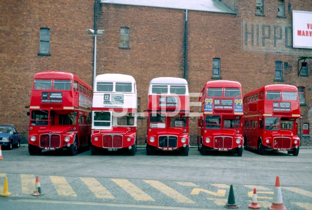 LONDON TRANSPORT BLACKPOOL Aec Routemaster Bus Rml903 1990 Orig Slide ...