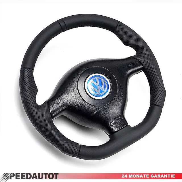 VOLANT VW GOLF 4 Passat 3B Bora Mise au Point Aplati 2n EUR 369,53 ...