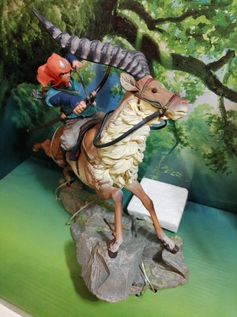 STUDIO GHIBLI ASHITAKA & Yakul Cominica Prinzessin Mononoke PVC Figur ...