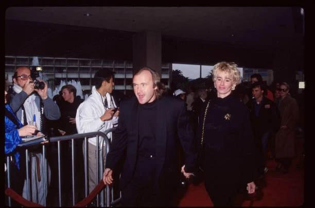SONGWRITER/ACTOR PHIL COLLINS arrives with his wife Jill at the .. Old ...