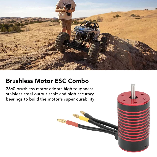 BRUSHLESS MOTOR ESC Programming Card 3660 Brushless Motor 80A Brushless ...