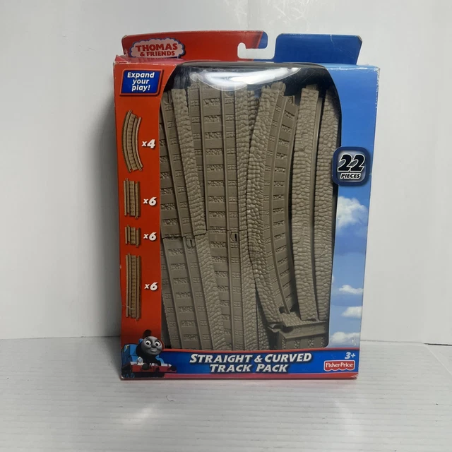 FISHER-PRICE THOMAS & Friends Trackmaster STRAIGHT & CURVED Track Pack ...
