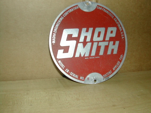 SHOPSMITH 10ER BIG Red Dot, LOGO Headstock LOGO EUR 9,60 - PicClick DE