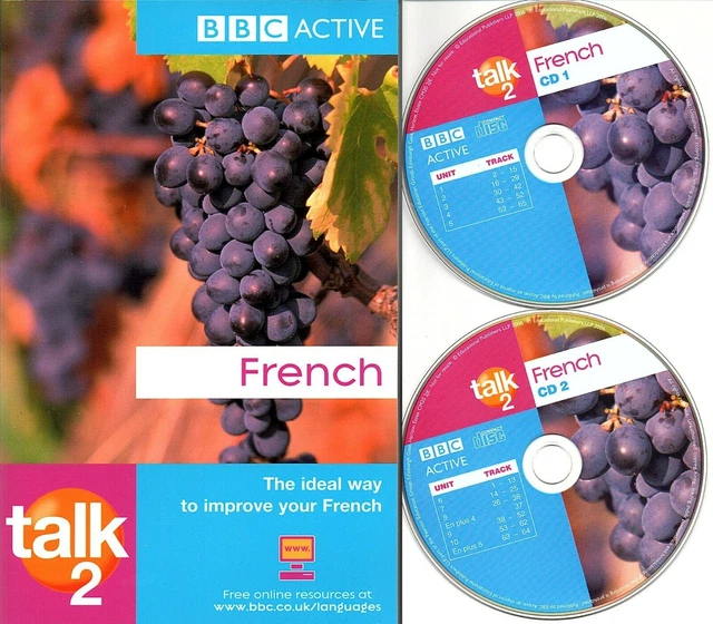 BBC ACTIVE TALK French 2 Course Book And 2 CD's Basic Course for ...
