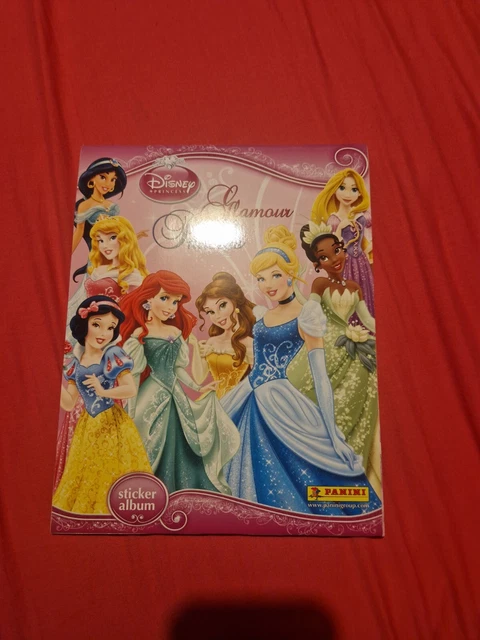 DISNEY PRINCESS GLAMOUR Princess Sticker Album Complete £20.00 ...
