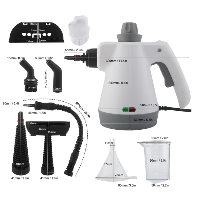 HG HANDHELD STEAM Cleaner W/Multiple Spray Nozzles Multifunction ...