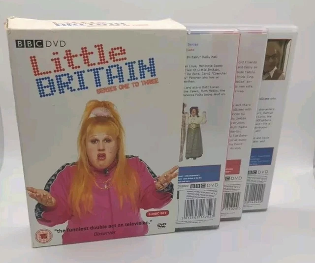 LITTLE BRITAIN - Series 1-3 (Box Set) (DVD, 2006) Complete FREE FAST UK ...