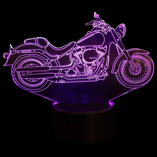 3 DESK LIGHT Child Lamp Motorcycle Lamps £15.99 - PicClick UK