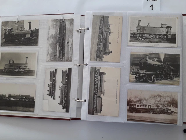 LARGE COLLECTION 330+ Railway Pre-Grouping Steam Locomotive Postcards ...