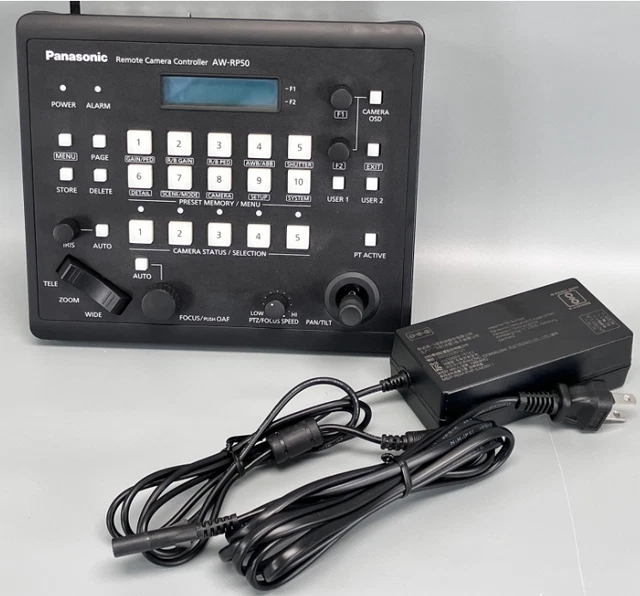 PANASONIC AW-RP50 COMPACT Remote PTZ Camera Controller £964.96 ...