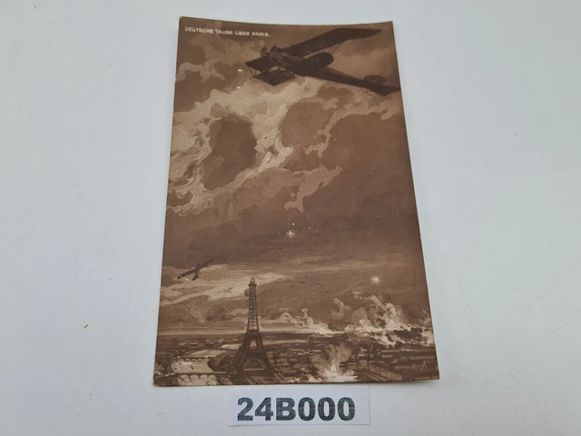 POSTKARTE PK DEUTSCHE Taube über Paris 1918 alt #24B000 EUR 15,29 ...