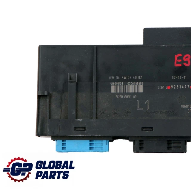 BMW E92 ECU Body Control Module Junction Box L1 PL2RR JBBFE IIIR ...