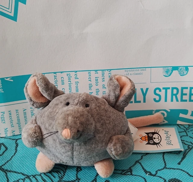 JELLYCAT PING PONG Mouse BNWT (Grey) £355.00 - PicClick UK