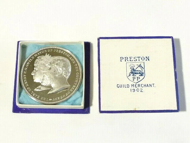 MIRROR FINISH 1902 Preston Guild Merchant Earl & Countess of Derby ...