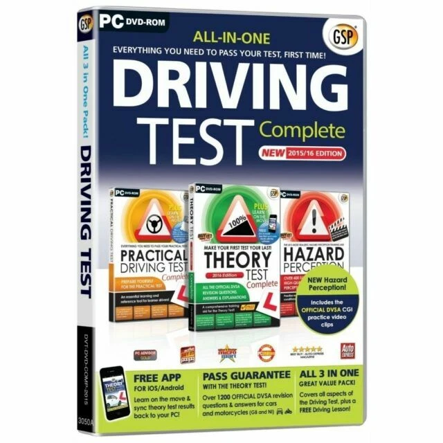 DRIVING TEST COMPLETE PC {Free P&P Tracked 24} £24.69 - PicClick UK