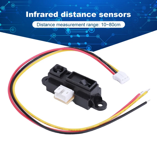 GP2Y0A21YK0F INFRARED PROXIMITY Sensor Measuring Range 10-80cm for Arduino $13.41 - PicClick AU